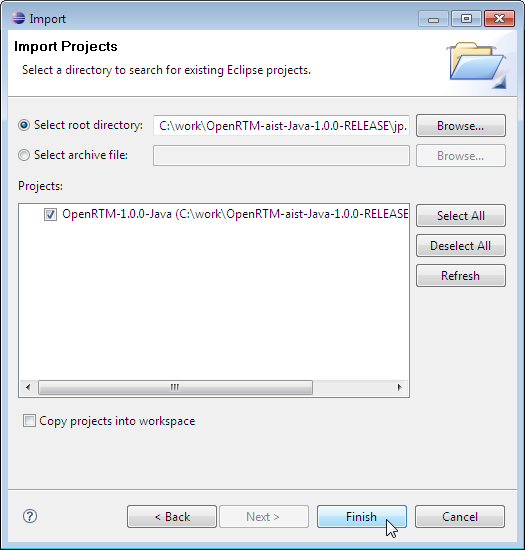 Install OpenRTM-aist 1.1 for Java